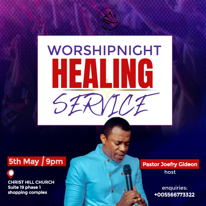 Copy of healing service (1) | PosterMyWall
