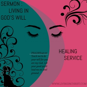 Healing service Template | PosterMyWall