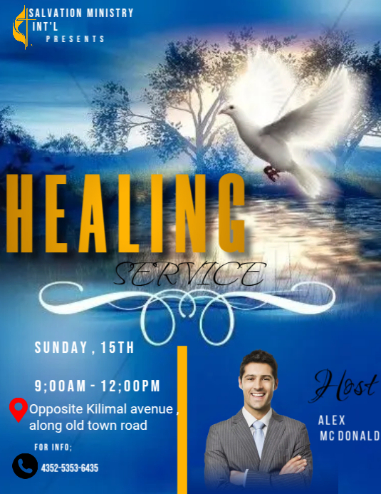 Plantilla de Servicio de Curación | PosterMyWall