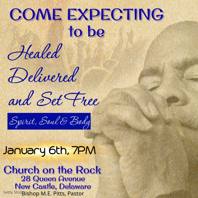 Healing Service Template | PosterMyWall