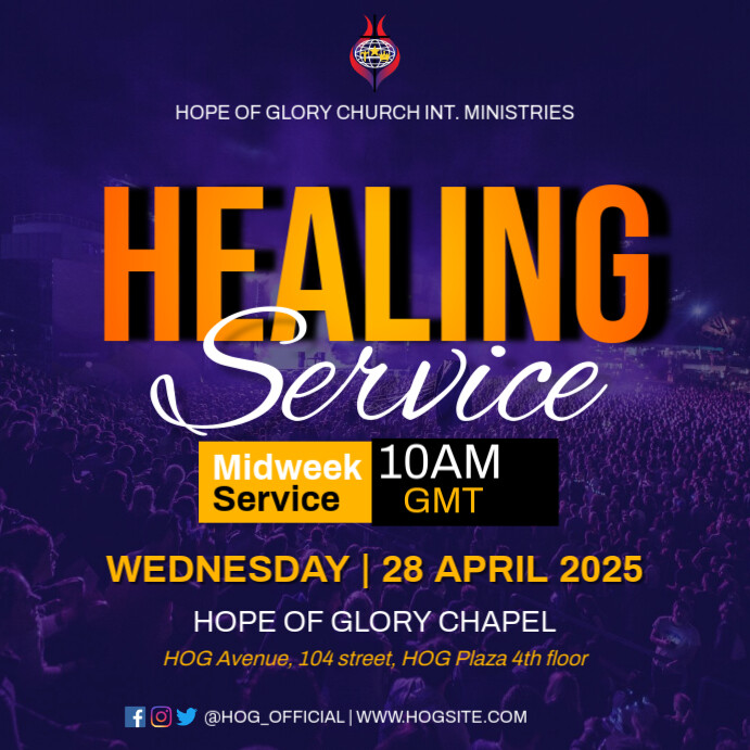 Healing service Template | PosterMyWall