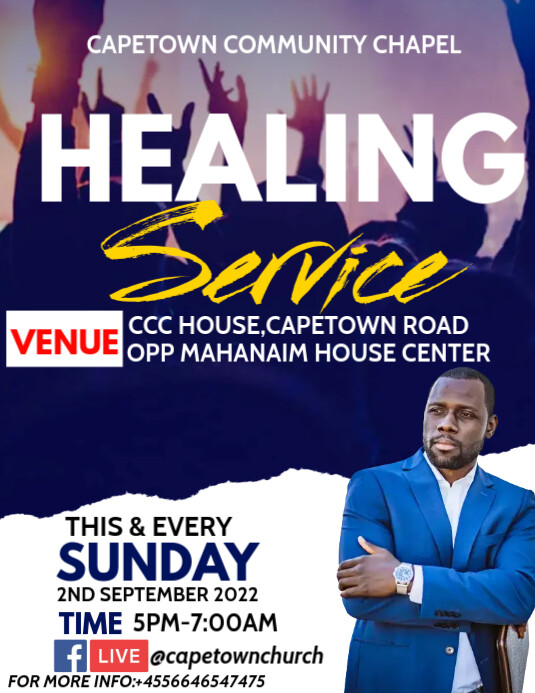 healing service flyer (5) Template | PosterMyWall