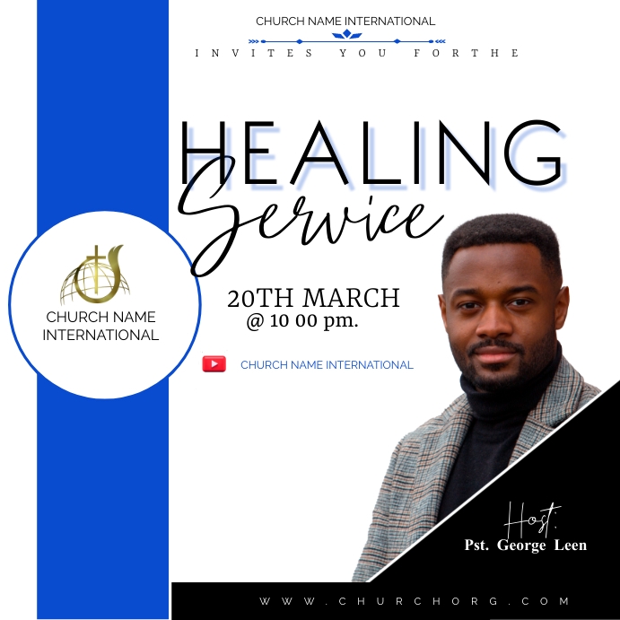 Healing service service poster Template | PosterMyWall