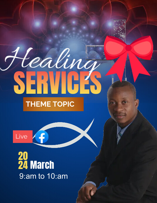 Healing services flyer template | PosterMyWall