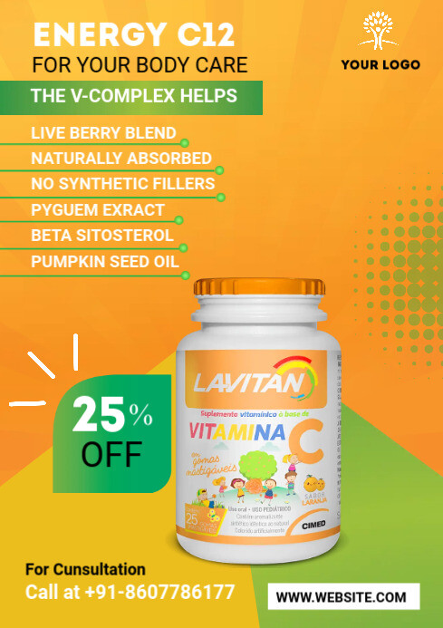 Copy of health & nutrition | PosterMyWall