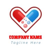 Blue health care logo Template | PosterMyWall