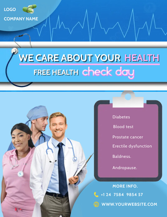 Plantilla de health care center poster | PosterMyWall