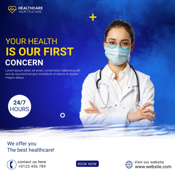 HEALTH CARE CONSULTATION TEMPLATE | PosterMyWall