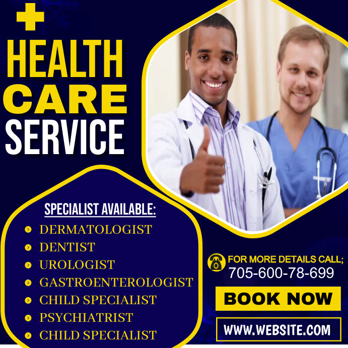 Health care flyer design template | PosterMyWall