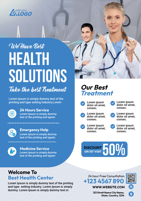 Health Care Flyer Template | PosterMyWall