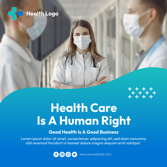 Health Care Instagram Poster Template | PosterMyWall