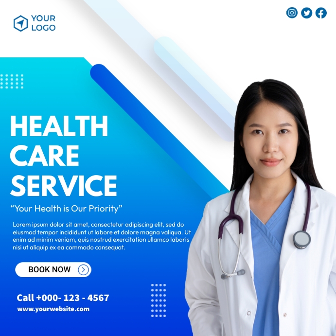Health Care Service Template | PosterMyWall