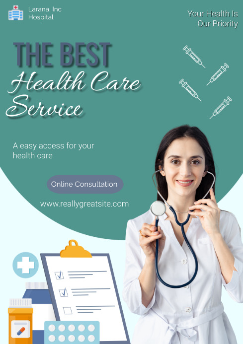 Health Care Service Template | PosterMyWall