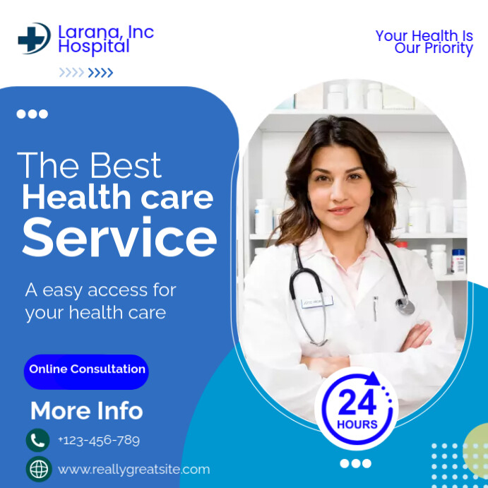 HEALTH CARE SERVICE Template | PosterMyWall