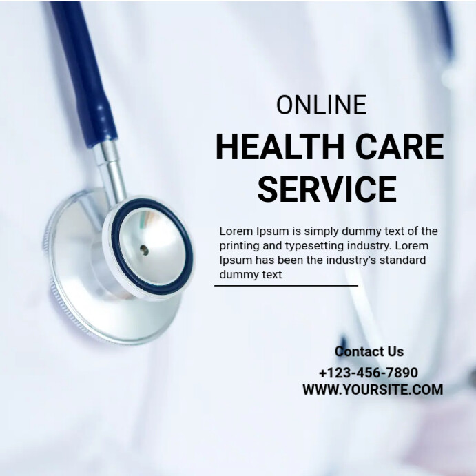 Health care service Template | PosterMyWall