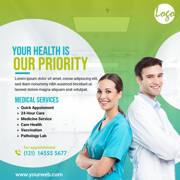 Health Care Services Ad Template | PosterMyWall