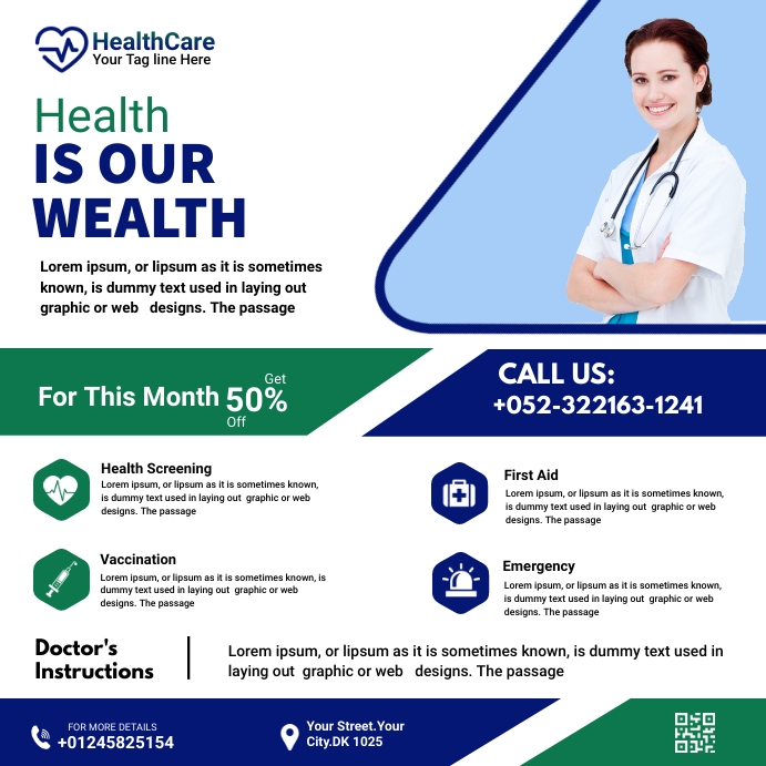 Copy of Health Care services flyer | PosterMyWall