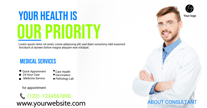Health Care Social Media Ad Template | PosterMyWall