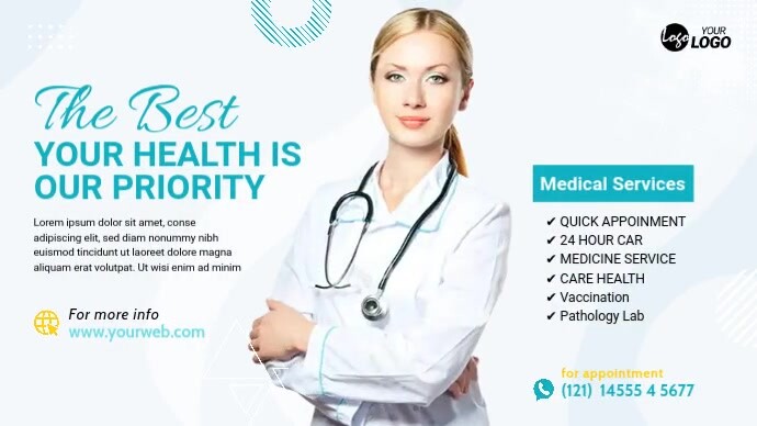 Health Care Social Media Ad Template | PosterMyWall