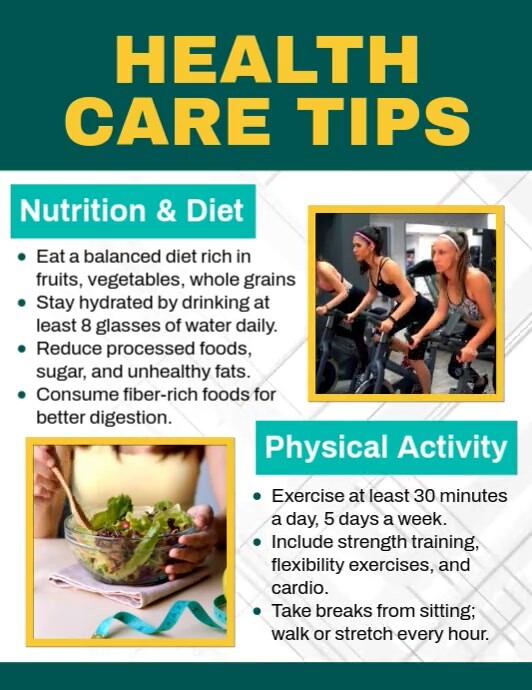 Copy of Health Care Tips | PosterMyWall