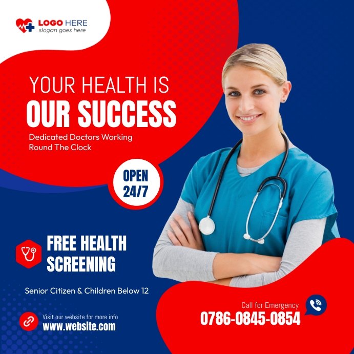 Health Checkup Post Template | PosterMyWall