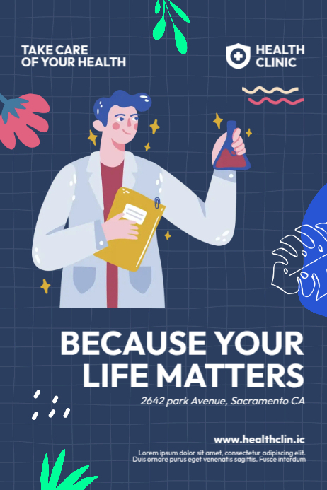 Health Clinic Ad Template | PosterMyWall