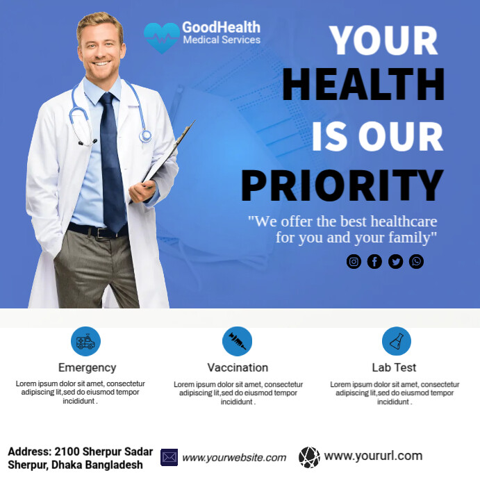 Health Concerns Template | PosterMyWall