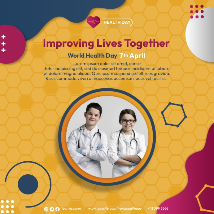 Health Day Event Ad Template | PosterMyWall