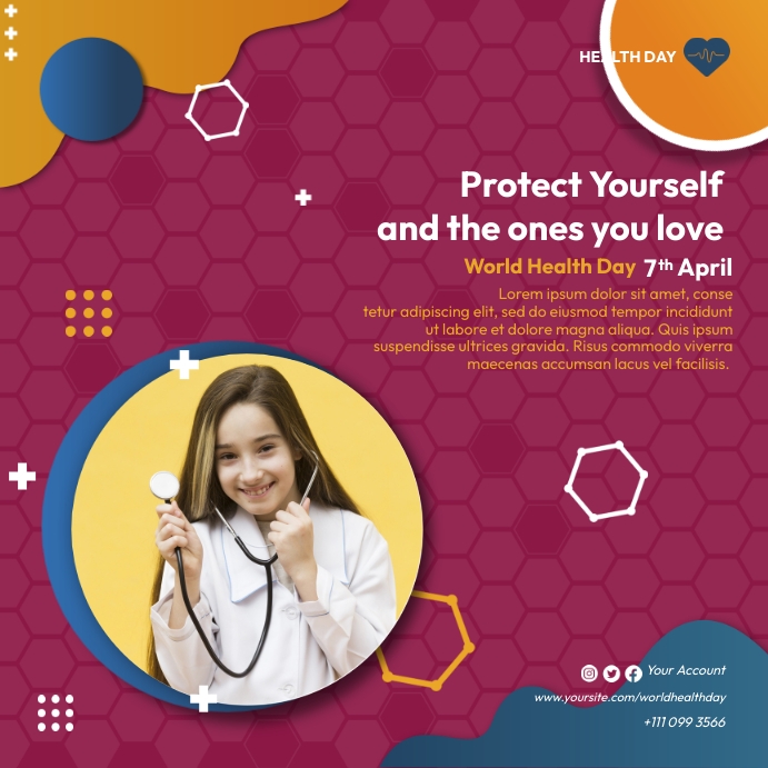 Health Day Event Template | PosterMyWall