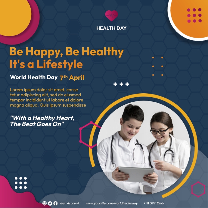 Health Day Template | PosterMyWall