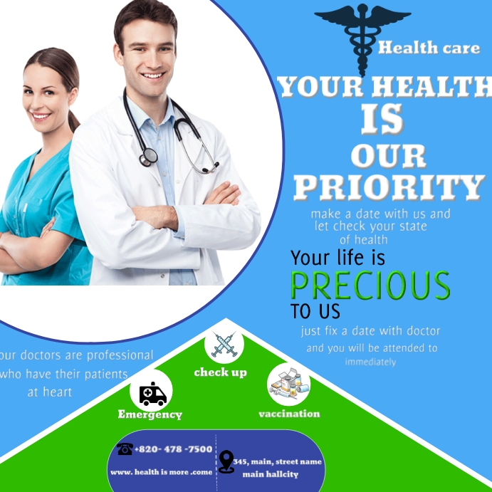 health design template | PosterMyWall