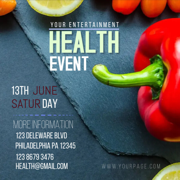 Plantilla de Eventos de Salud | PosterMyWall