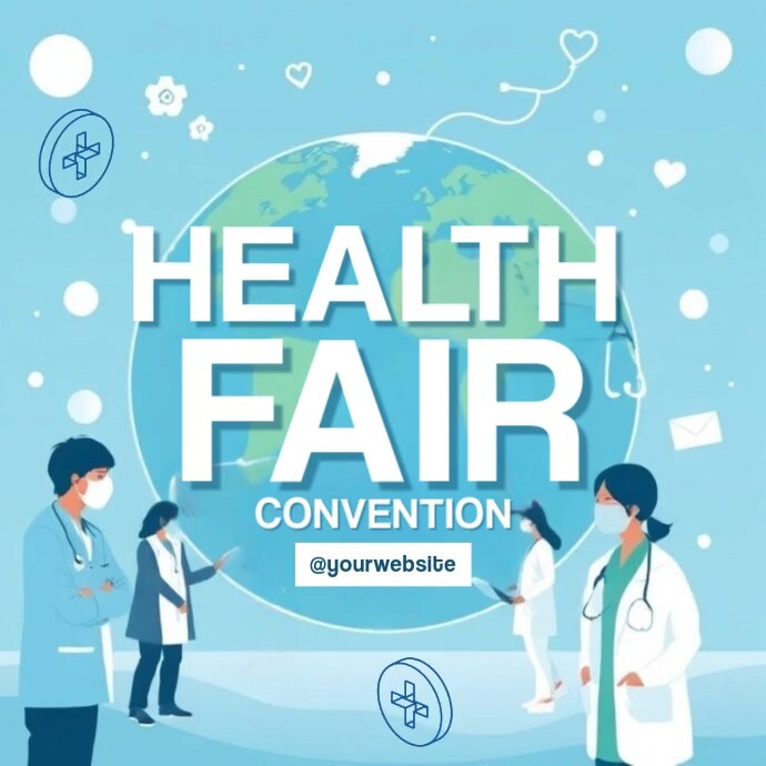 Health Fair Convention Template | PosterMyWall