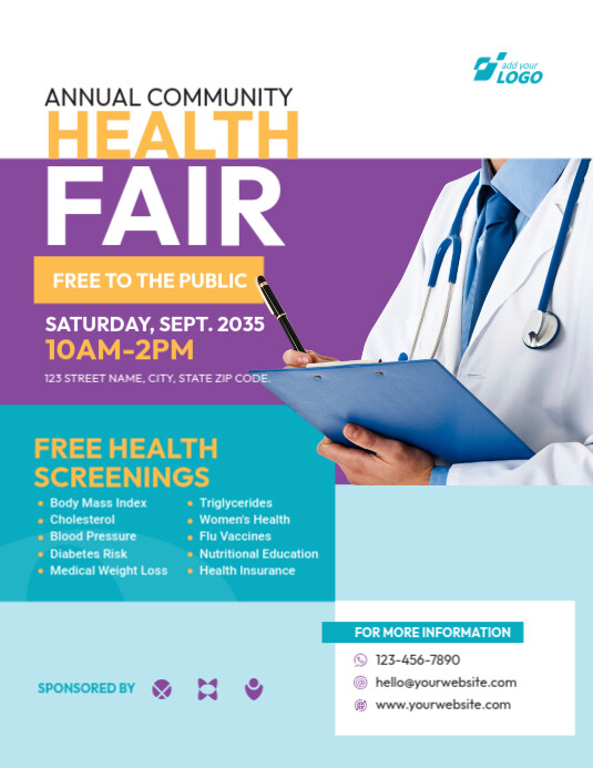 Health Fair Flyer Template | PosterMyWall