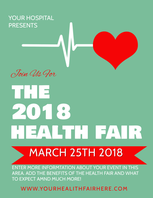 HEALTH FAIR Template | PosterMyWall