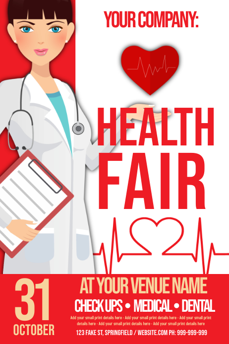 Copy of Health Fair Poster | PosterMyWall