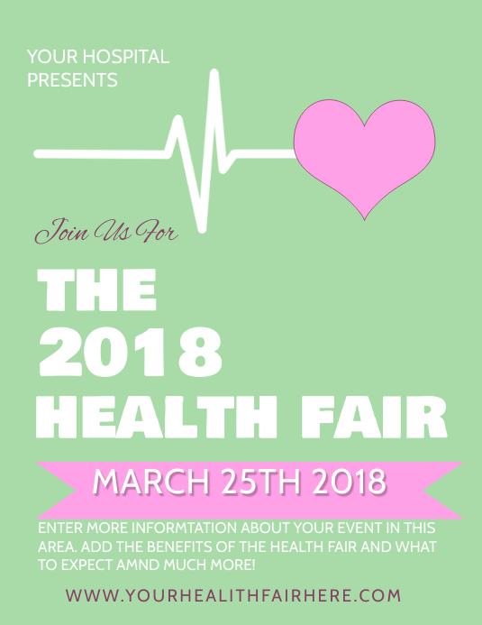 HEALTH FAIR Template | PosterMyWall