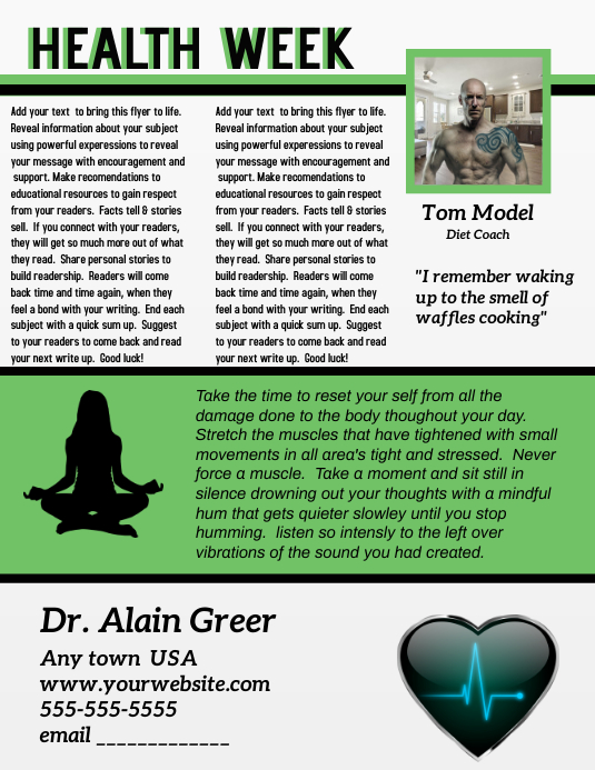health Flyer Template | PosterMyWall