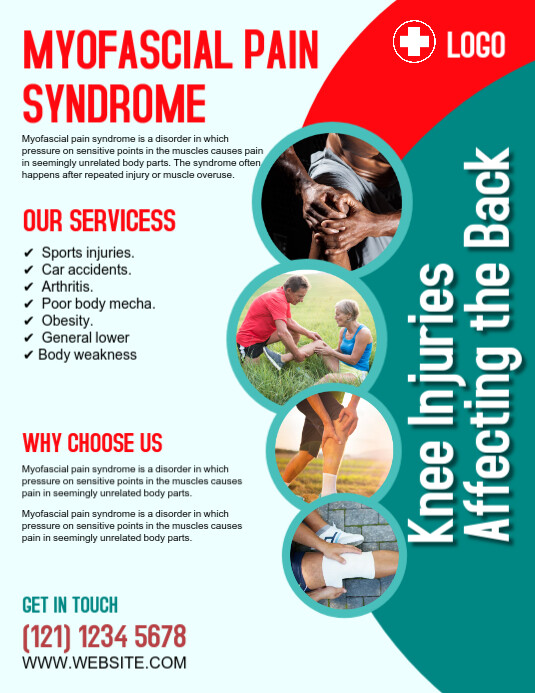 Health FLYER knee care Template | PosterMyWall