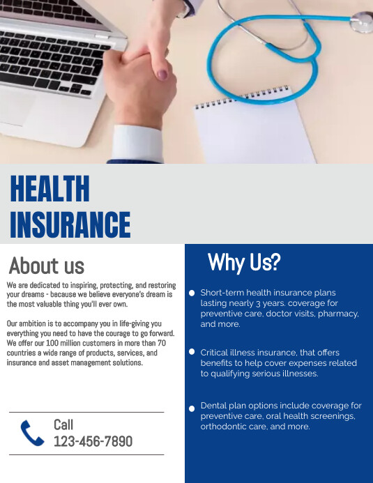 health insurance template | PosterMyWall