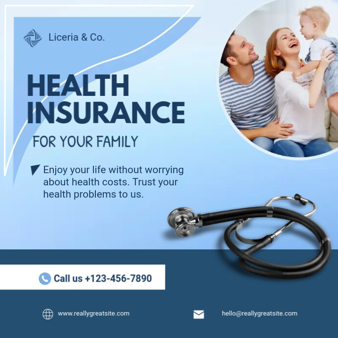 health insurance template | PosterMyWall