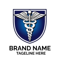green and blue health logo template design | PosterMyWall