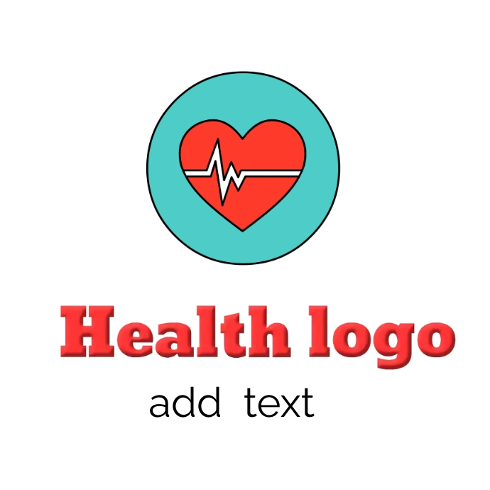 Health logo design template. | PosterMyWall
