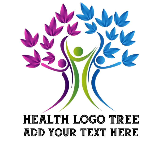 Copy of health logo tree | PosterMyWall
