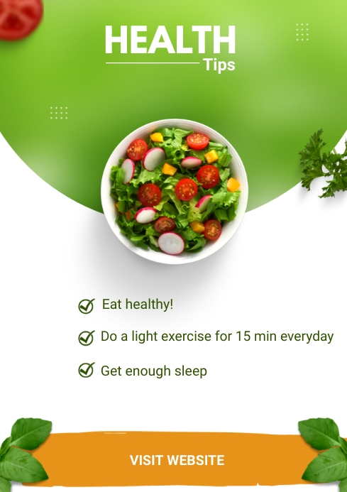 Plantilla de Health menu flyer template | PosterMyWall