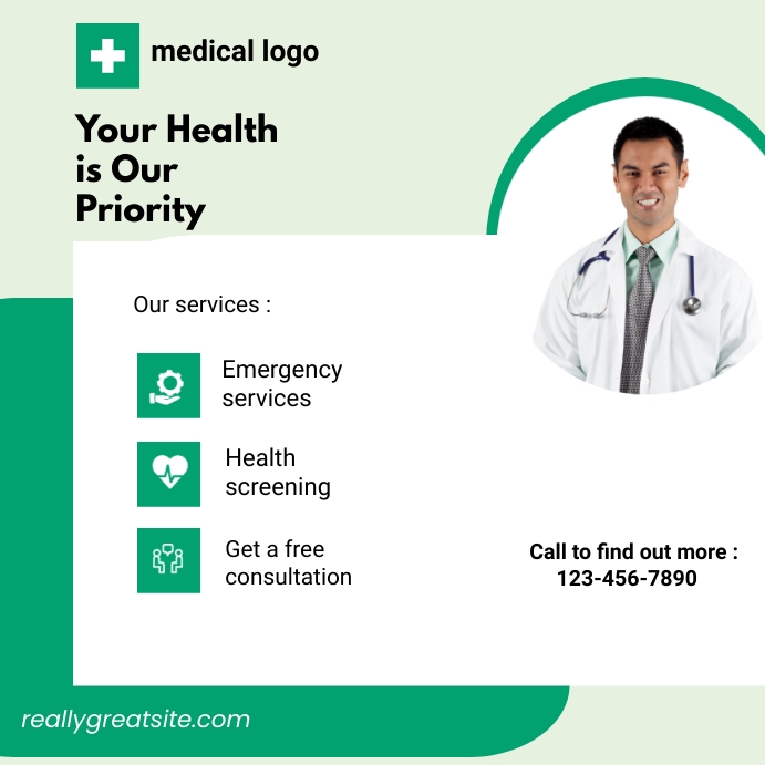 Health poster template | PosterMyWall