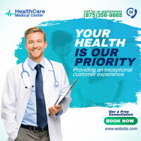 Your Health is our Priority Template | PosterMyWall