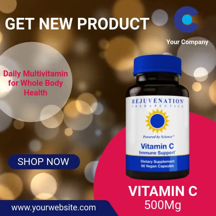 Health Product Shop Now Template | PosterMyWall