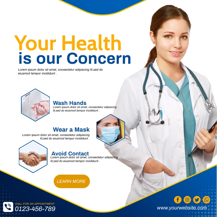 Health Professional Template | PosterMyWall
