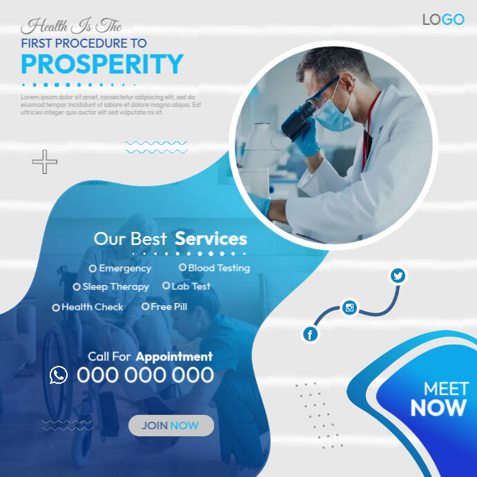 Health Services Template | PosterMyWall